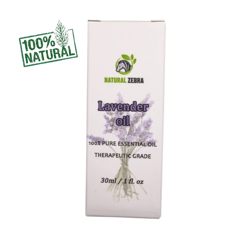 Lavender Essential Oil - 30ml Therapeutic Grade – NATURAL ZEBRA